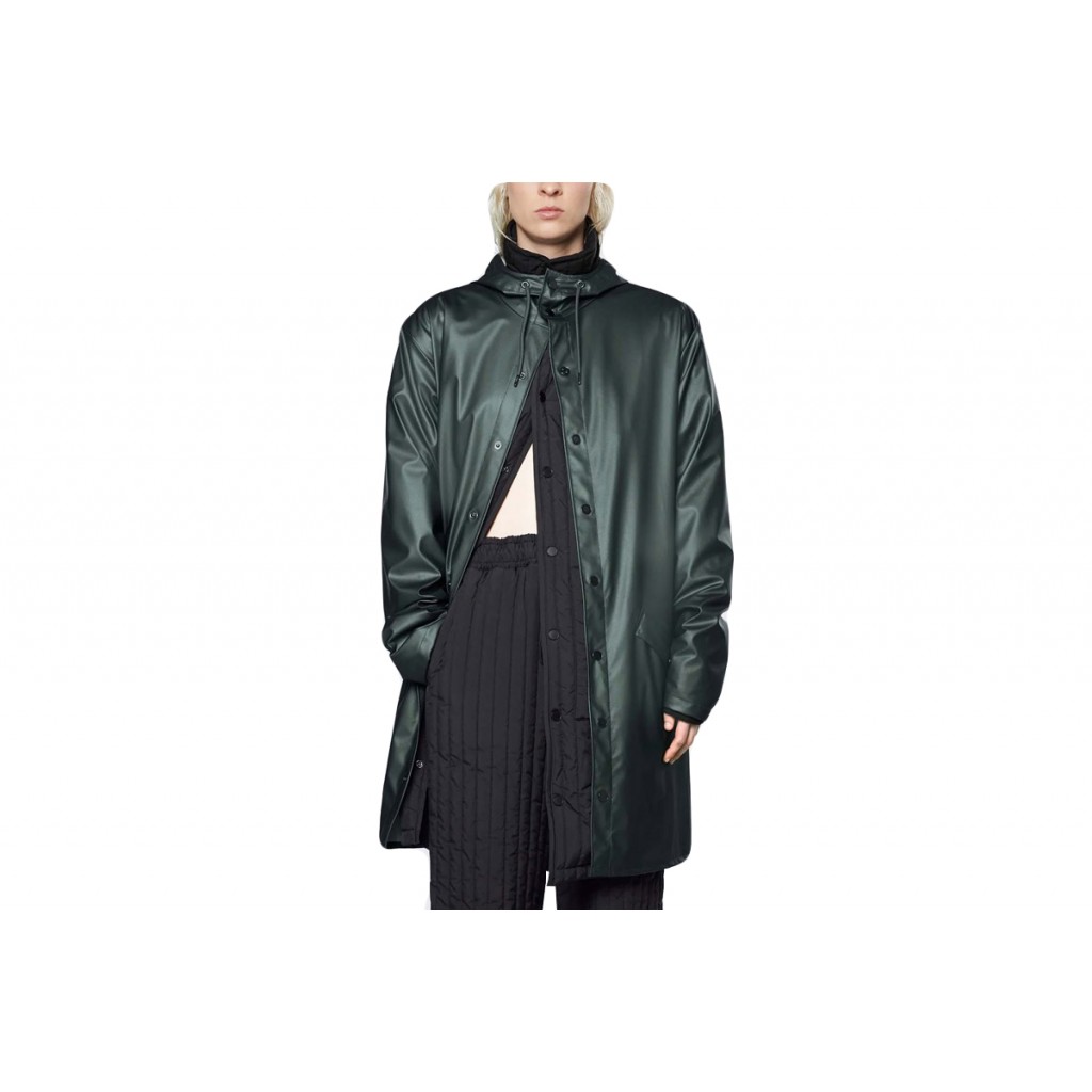 Rains Long Jacket Μπουφάν Αδιάβροχο Ανδρικό (12020 SILVER PINE) | Hall ...