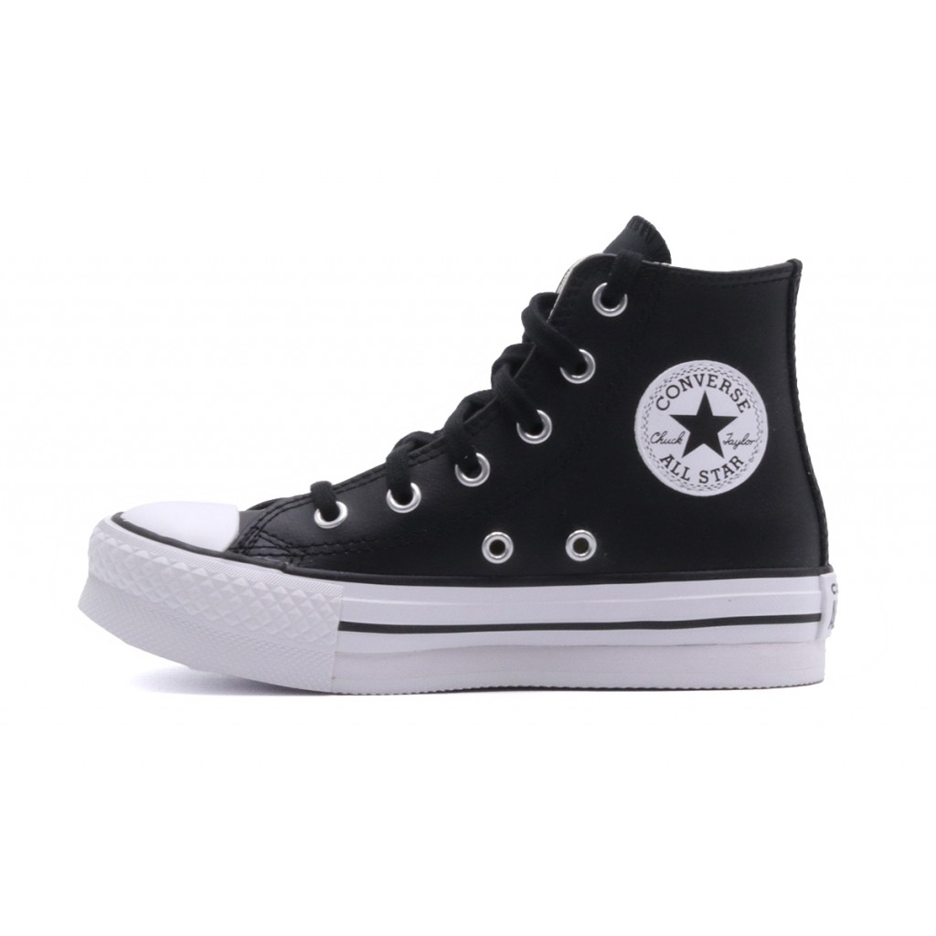 Converse Chuck Taylor All Star Lift Platform Leather Sneakers | Hall of ...