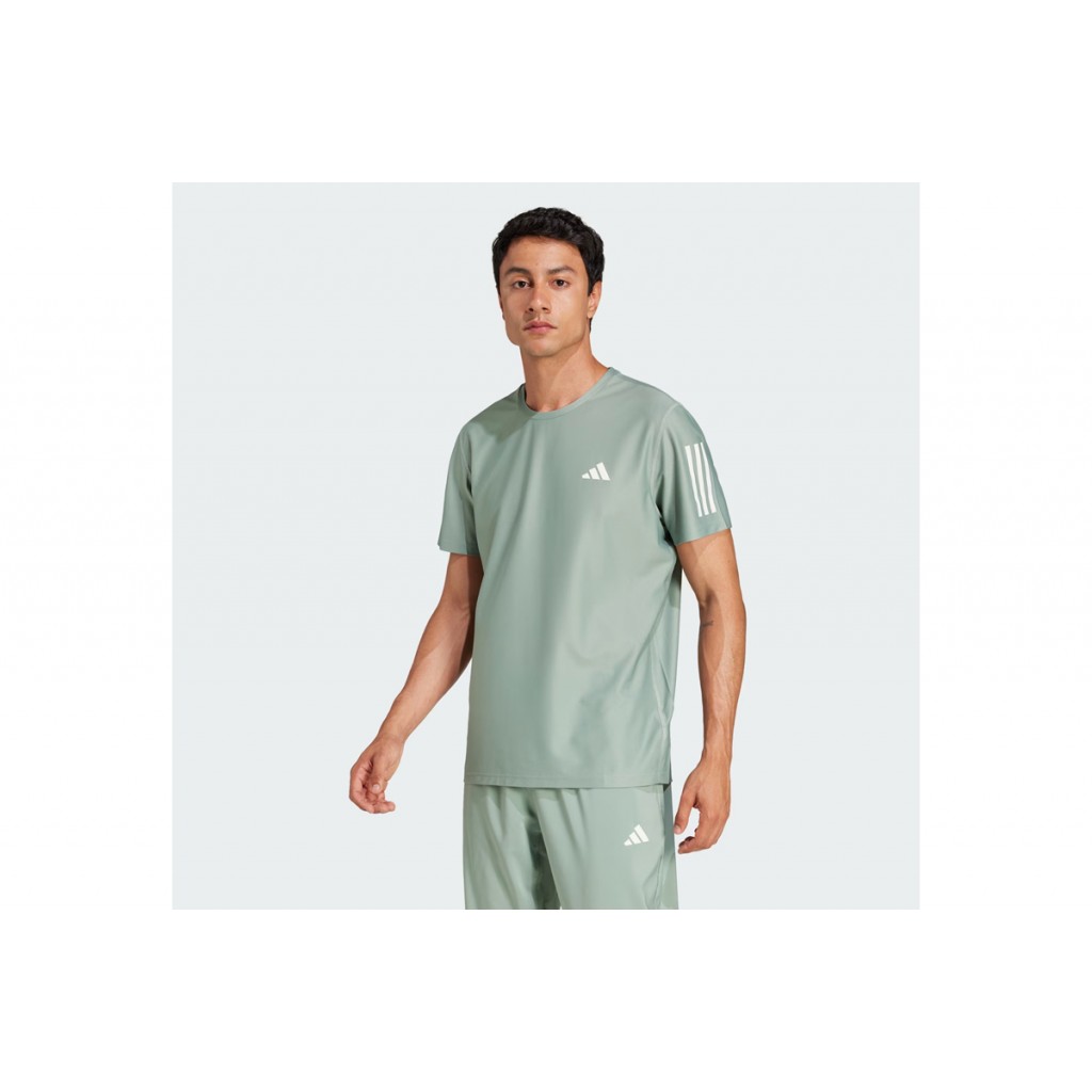 Adidas Performance Own The Run Ανδρικό Κοντομάνικο T-Shirt Μαύρο