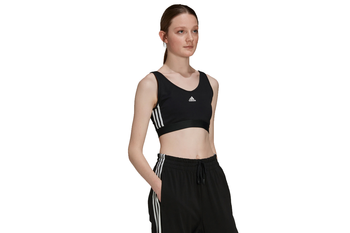 Adidas Performance Crop Top Γυναικείο Αμάνικο Μπουστάκι | Hall of Brands