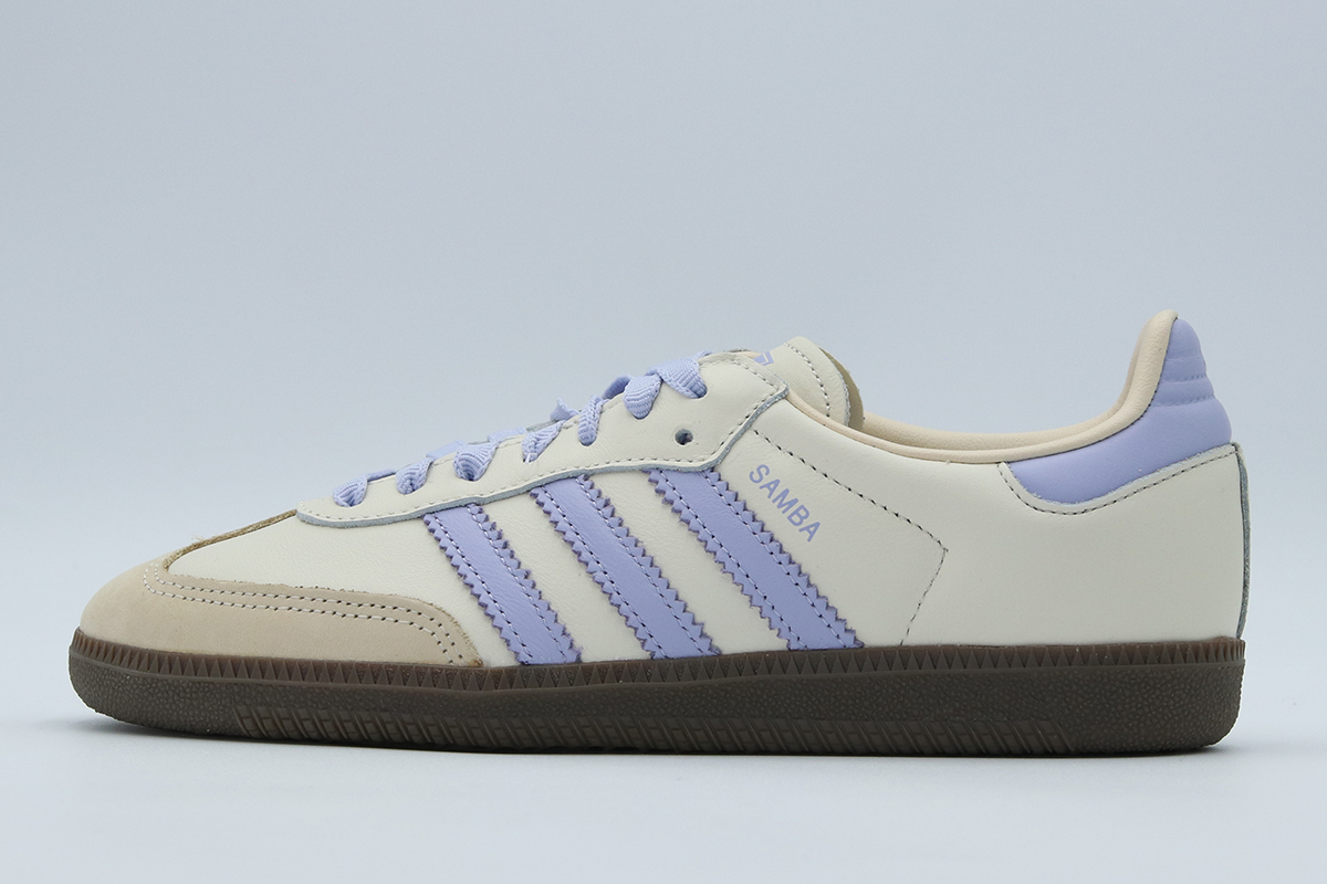 Adidas Originals Samba OG Sneakers Εκρού, Λιλά, Καφέ | Saintsoles.com